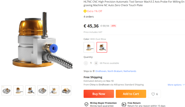 High Precision Hltnc Cnc Tool Length Sensor Cnc Router Info
